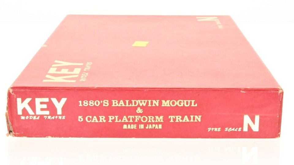 Key Model Trains/Bachmann Brass 1880s Baldwin Mugul & 5 Car set PRR N ...