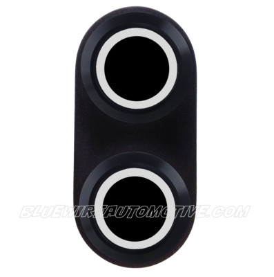 BLACK BILLET POWER WINDOW SWITCH WHITE HOT ROD HOLDEN COMMODORE CHEV ...
