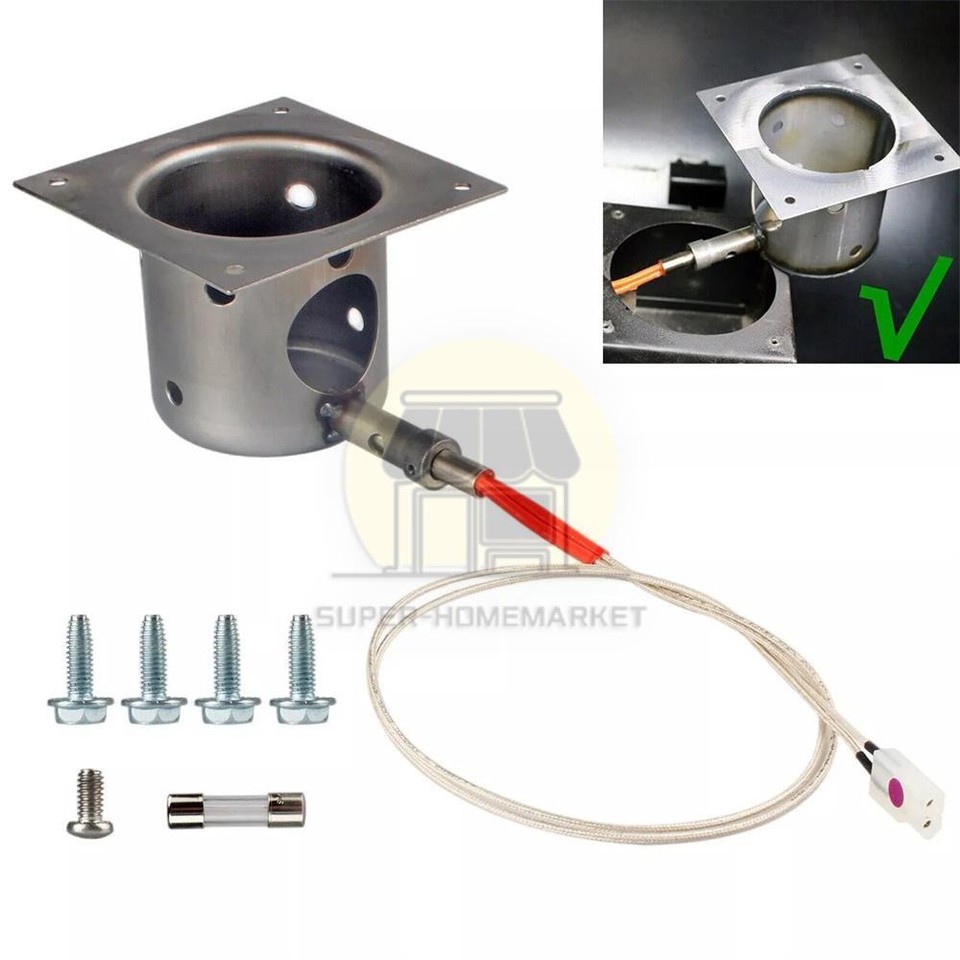 Fire Burn Pot&Hot Rod Igniter Kits for Pit Boss and Traeger Wood Pellet ...