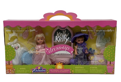 Barbie Kelly Dress Up Friends Kelly Fairy Princess & Liana Movie Star ...