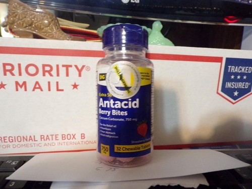 Dollar General Chewy Bites Antacid Tablets -Strawberries 32 Count | eBay