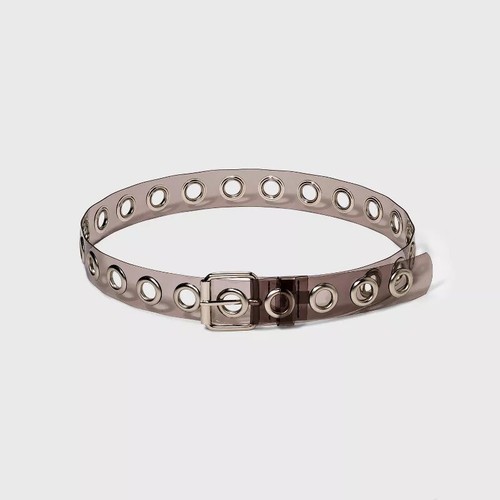 NEW Women's Oversize Grommet Jelly Belt - Wild Fable™ Black - Size SM ...