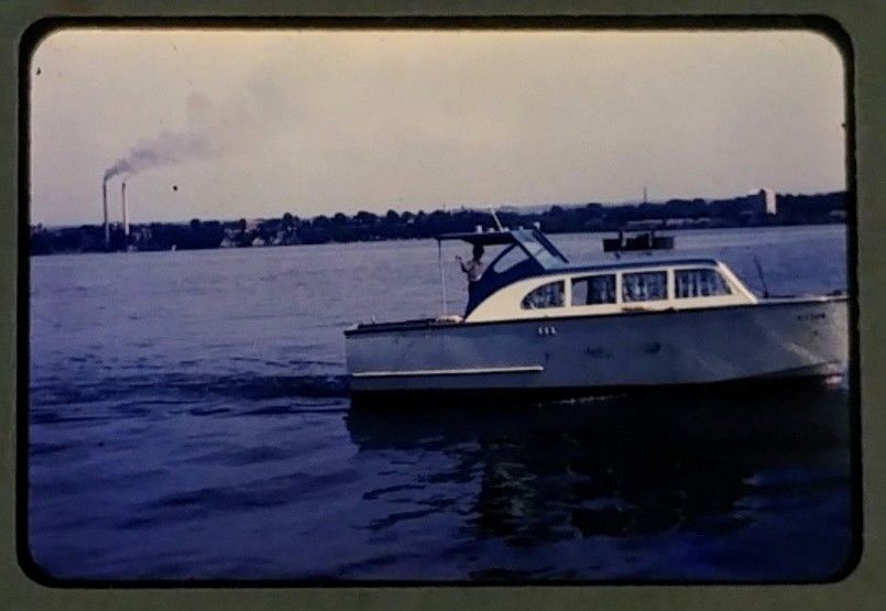 1950s Small Boat Watercraft River Canal Crossing 35mm Slide Lot of 2 ...