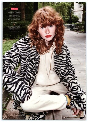 Allison Ponthier R13 Coat T-Shirt Les Tien Sweatpants magazine CLIPPING ...