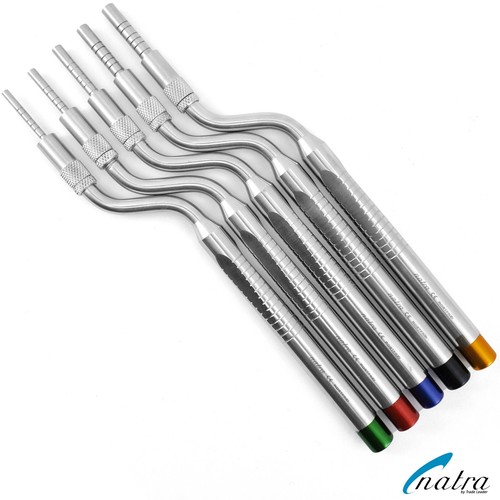 5 Osteotome set angled osteotomy CONVEX sinus implant lift Surgical NATRA | eBay