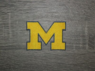 Michigan Wolverines University College Embroidered Iron On Patch 3" x 2 ...