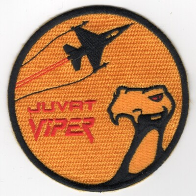 80TH FIGHTER SQUADRON JUVAT VIPER EMBROIDERED PATCH | eBay