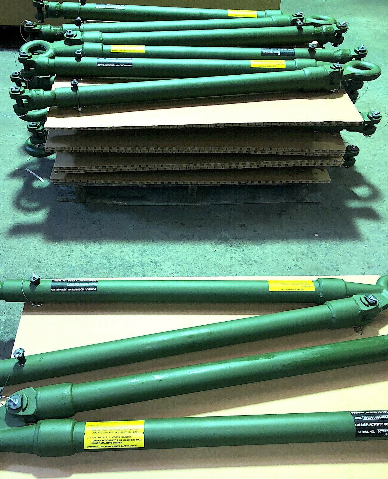 TOW BAR - Military Meduim Truck; M998 Humvee LMTV M35 ; 7551383 4910-01 ...