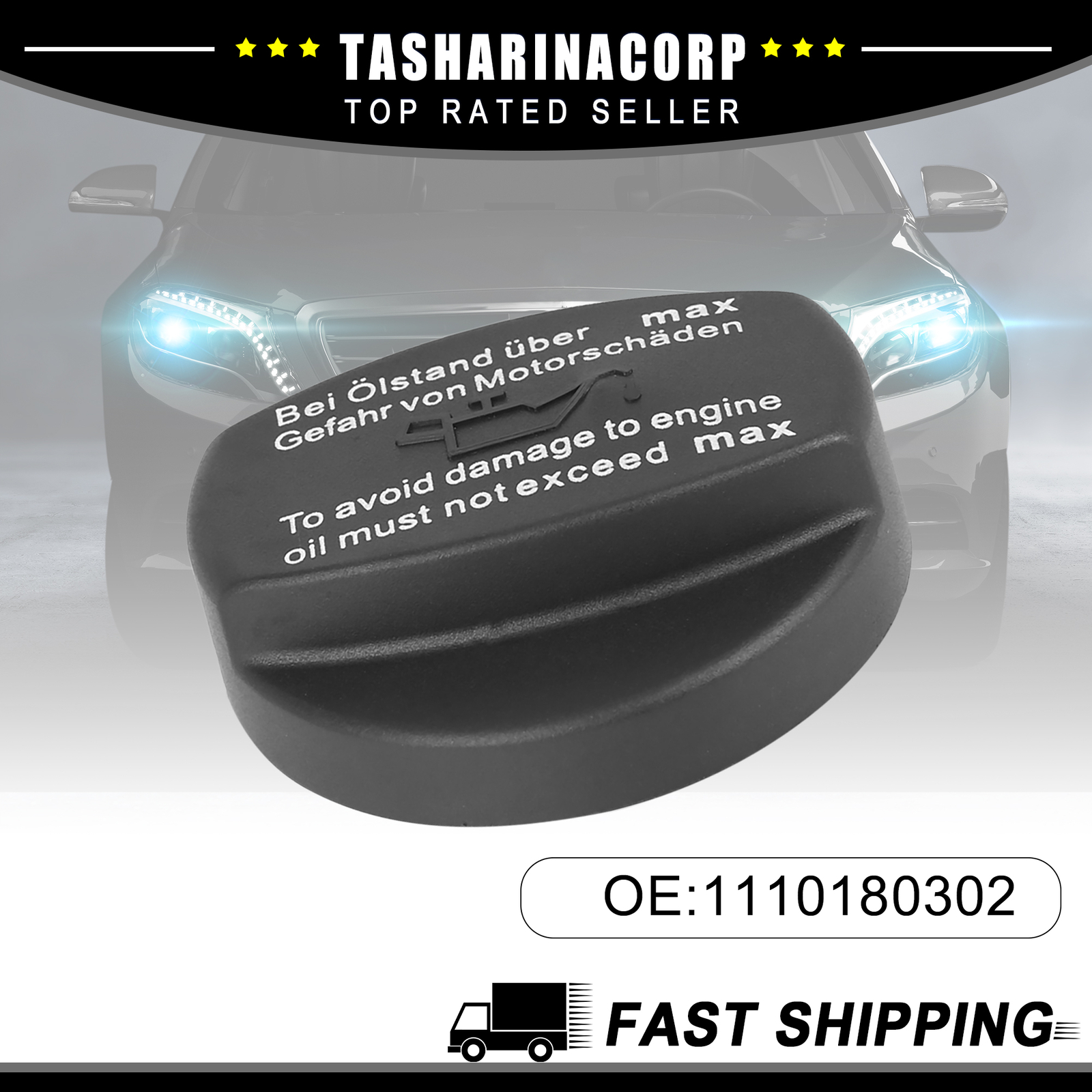 1110180302 Oil Fuel Filler Cap Cover 1/lot fit for Mercedes-Benz C230 ...