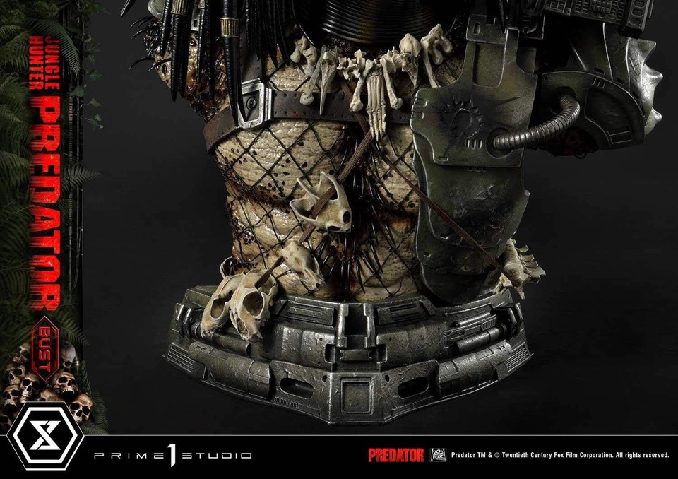 PRIME 1 Predator 1987 Jungle Hunter Predator Bust ⅓ Third Scale Statue ...