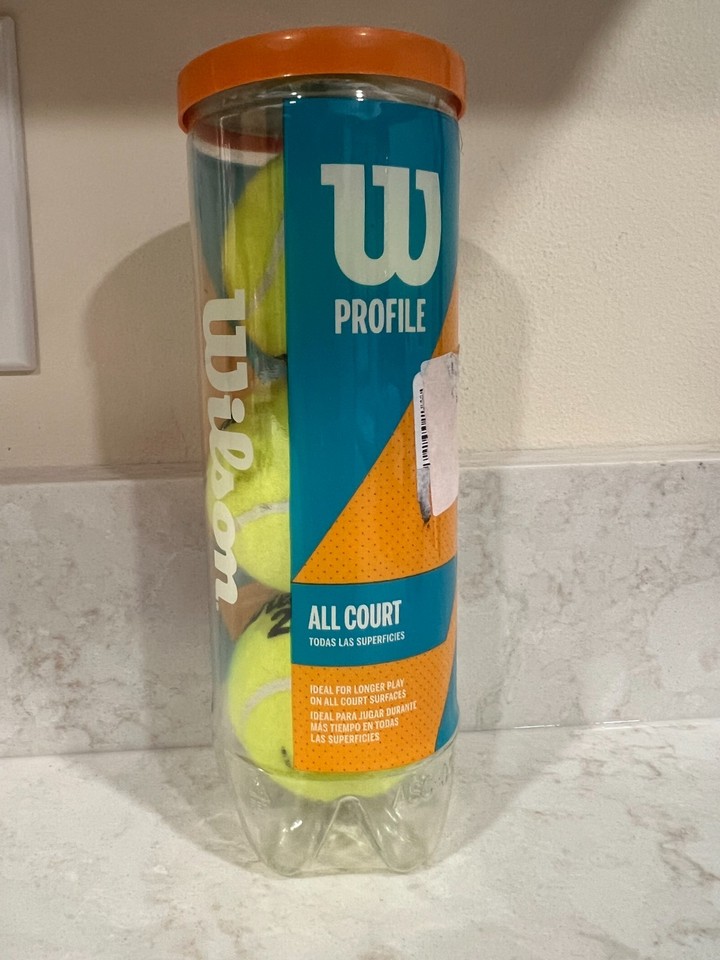 Wilson Profile Prime All Court Tennis Ball New Sealed Pack of 3 | eBay UK