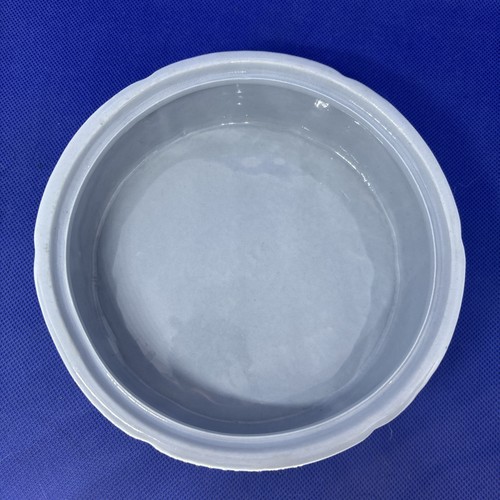 Vntg CHADWICK POTTERY BLUE Ivory CONSOLE BOWL Dish With Lid | eBay