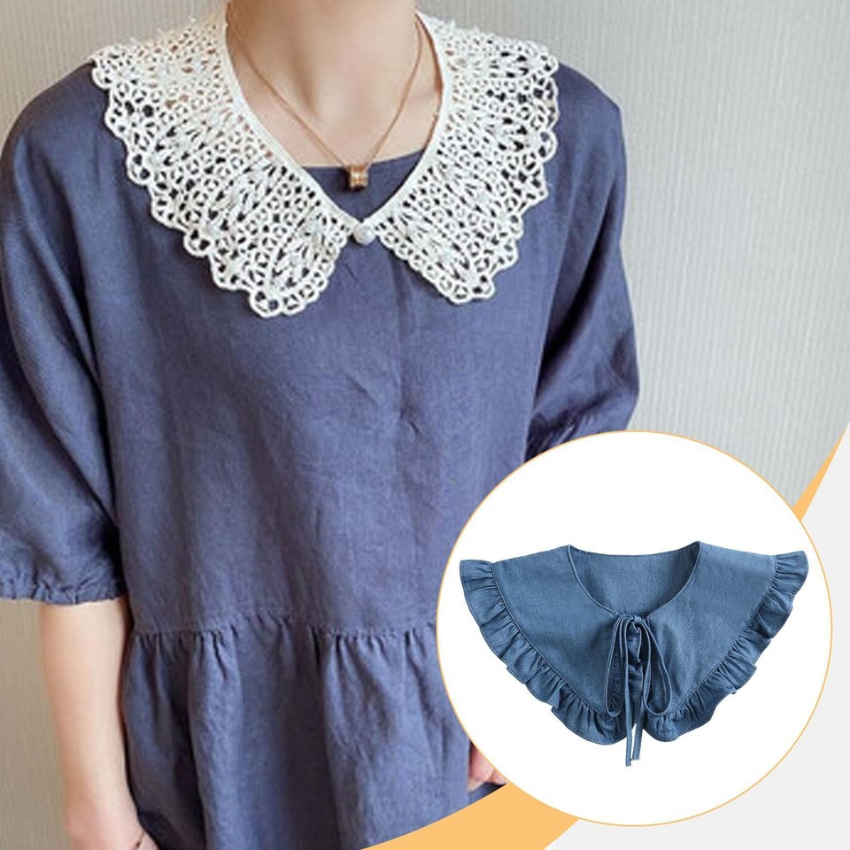 Women Fake Collar Detachable Comfortable Practical Fashionable Cape ...