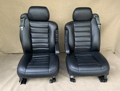 2005 2004 2003 Hummer H2 Front Seats In Black Leather Heated | eBay