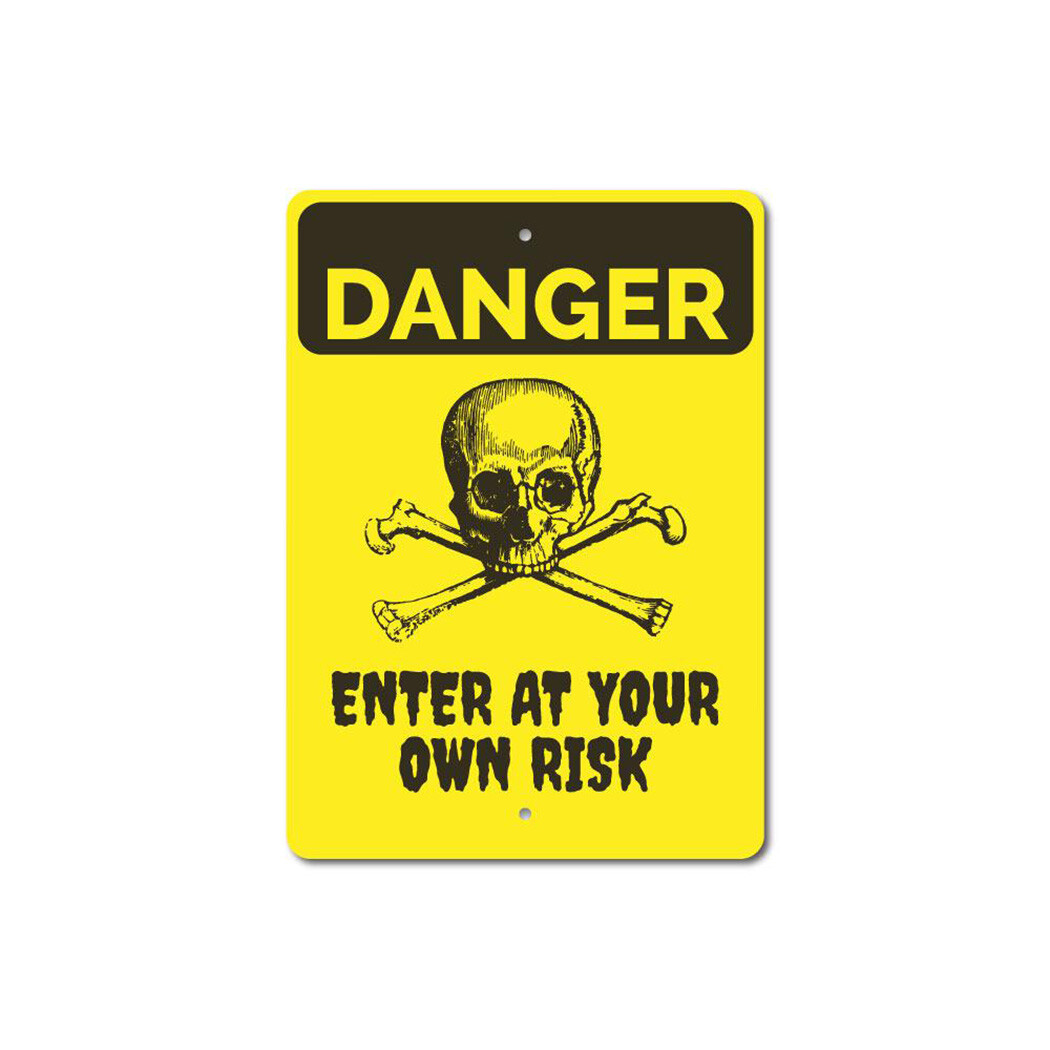 Danger Skull And Crossbones