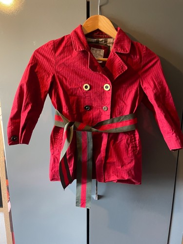 Joules maroon mac jacket 6-7 years | eBay