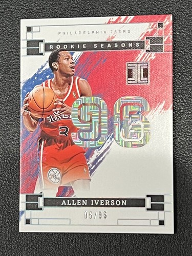 2023-24 Panini Impeccable Rookie Seasons Allen Iverson #13 serial # 05/ ...