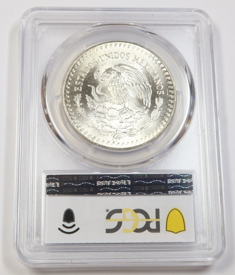1987 Mo PCGS MS67 MEXICO - 1 oz Silver Libertad - DDO - Un Onza Coin ...