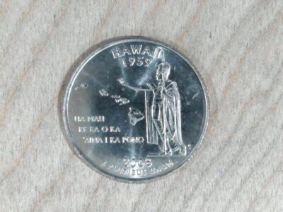 2008 D Hawaii State Quarter Actual Coin # 1 | eBay