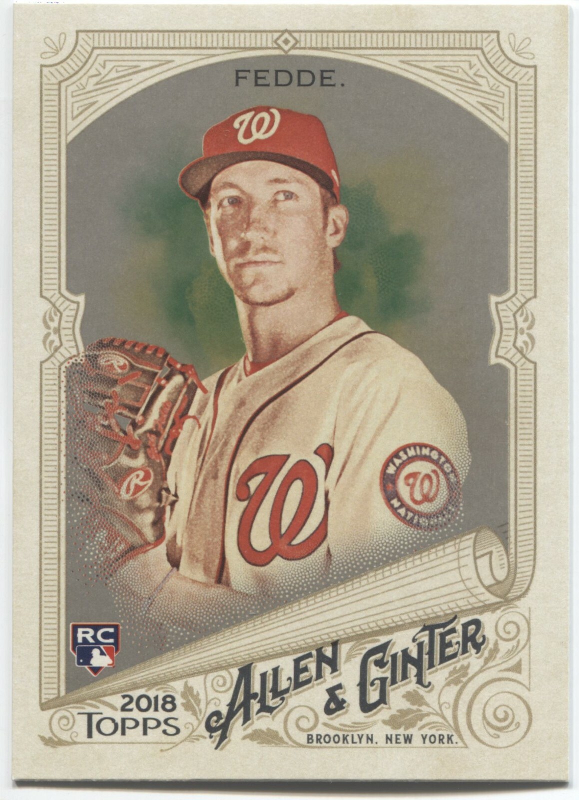 ERICK FEDDE RC SP 2018 Allen & Ginter SILVER GLOSSY HOT BOX - NATIONALS ...