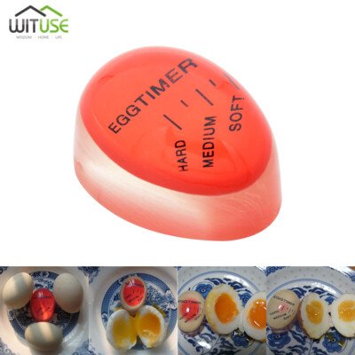 Egg Cooking Timer Soft Hard Boiled Eggs Color Changing Reusable Kitchen ...