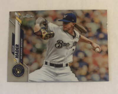 Josh Hader 2020 Topps Chrome Baseball #40 Milwaukee Brewers | eBay