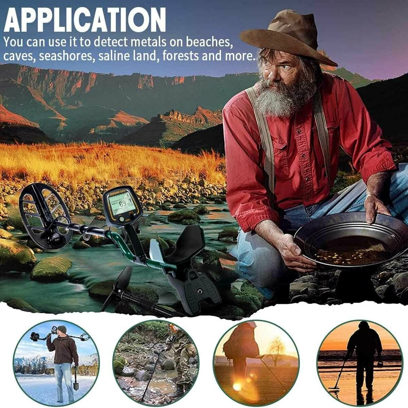 Professional Metal Detector 11" DD Coil Scanner Finder 2.8M Gold Finder ...