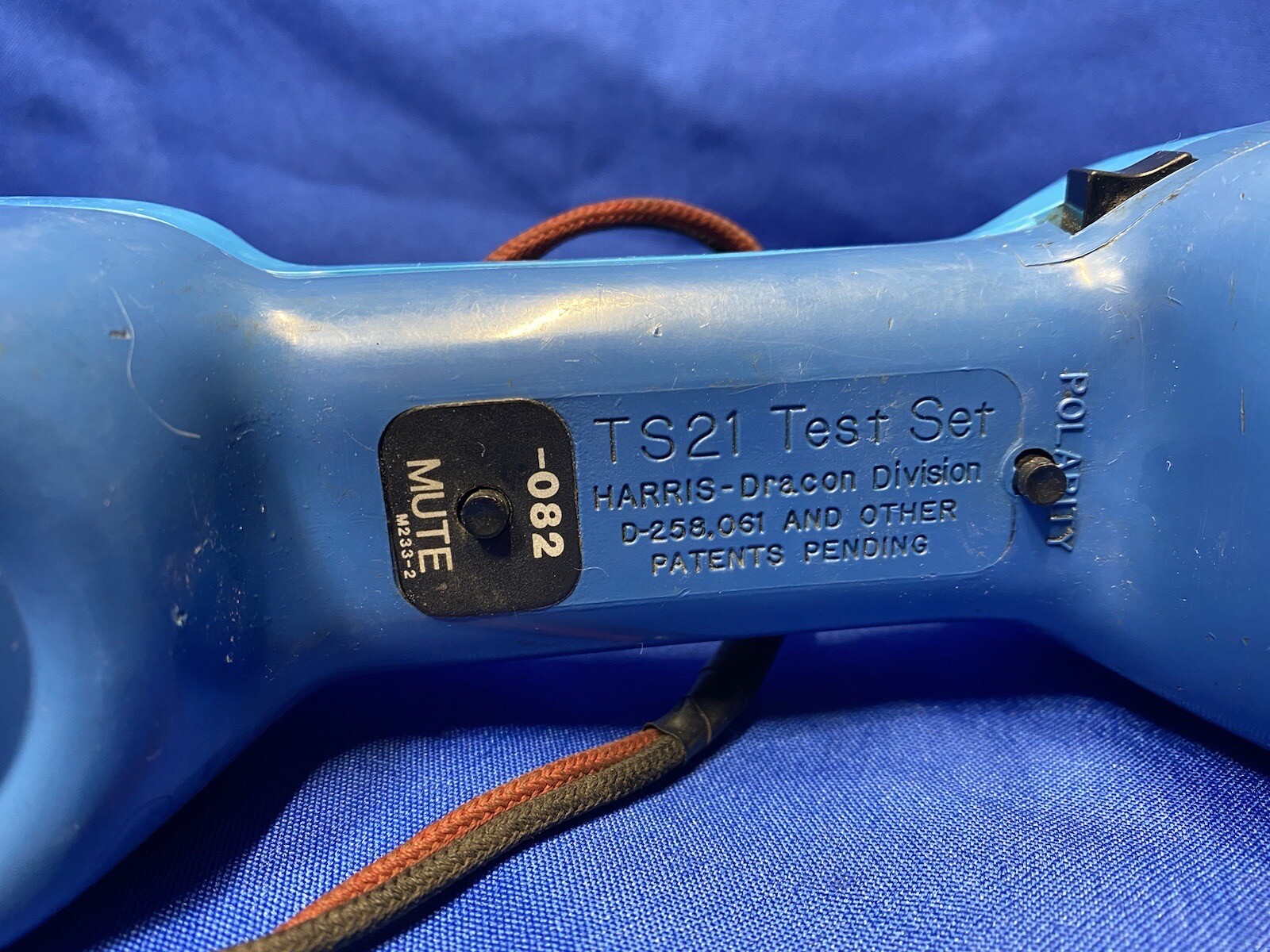 Harris Dracon Lineman's Telephone Test Butt Set TS21 -082 Hand Phone ...