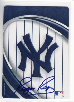 ROGER REPOZ NEW YORK YANKEES 1964-66 AUTOGRAPHED PLAYING CARD RARE | eBay