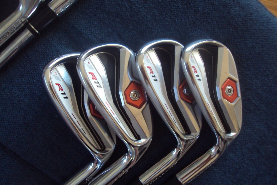 Taylormade R11 irons 4-PW,AW KBS TM90 regular steel std length | eBay