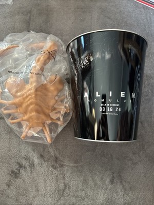 Alien Romulus Popcorn Bucket Facehugger Exclusive Movie Merchandise ...