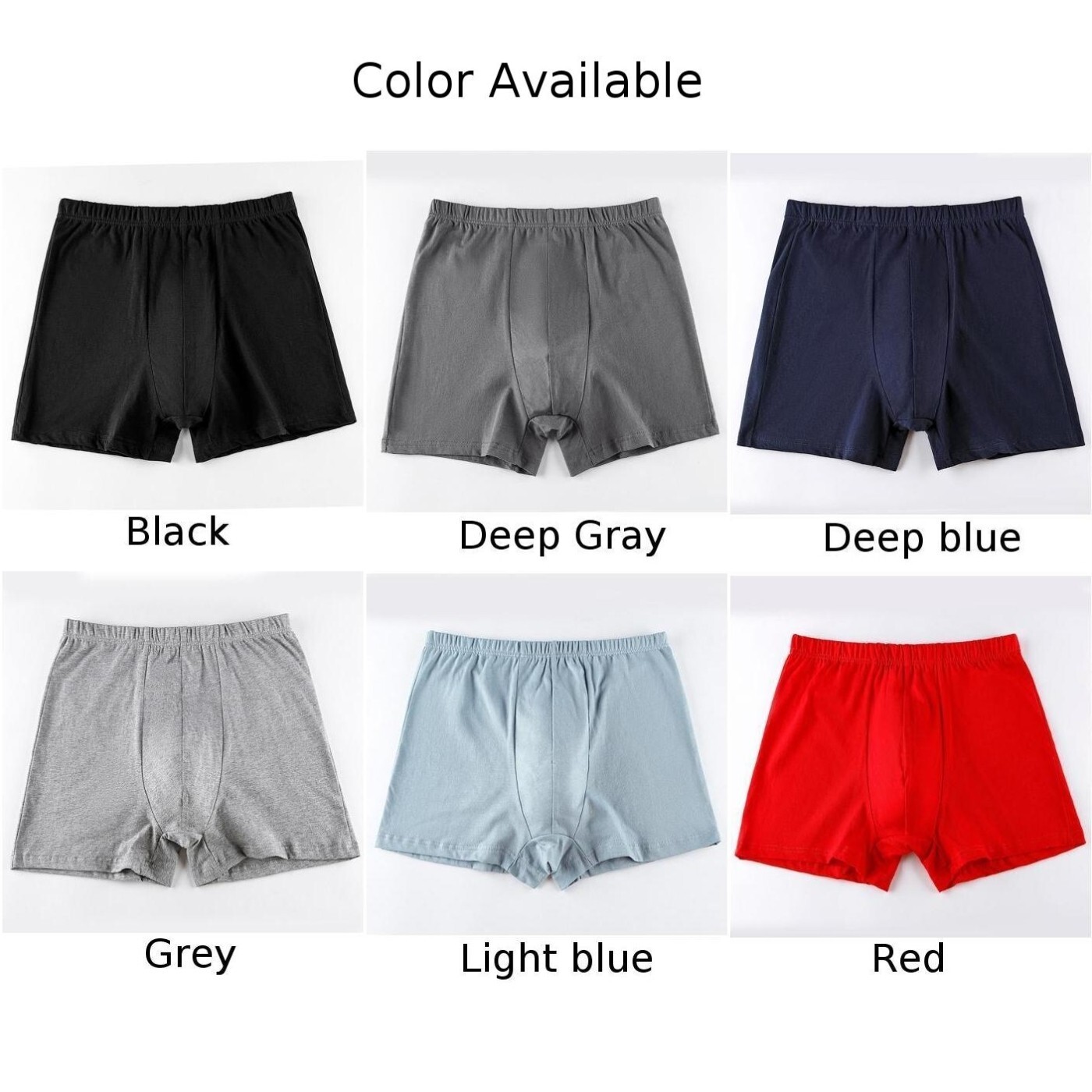 Mens Seamless Boxers Underwear Stretch Brief with Large Waist Plus Size ...