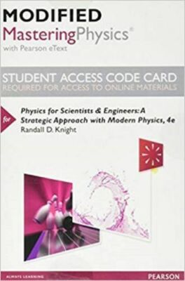 Modified Mastering Physics Scientists and Engineers A Strategic ...