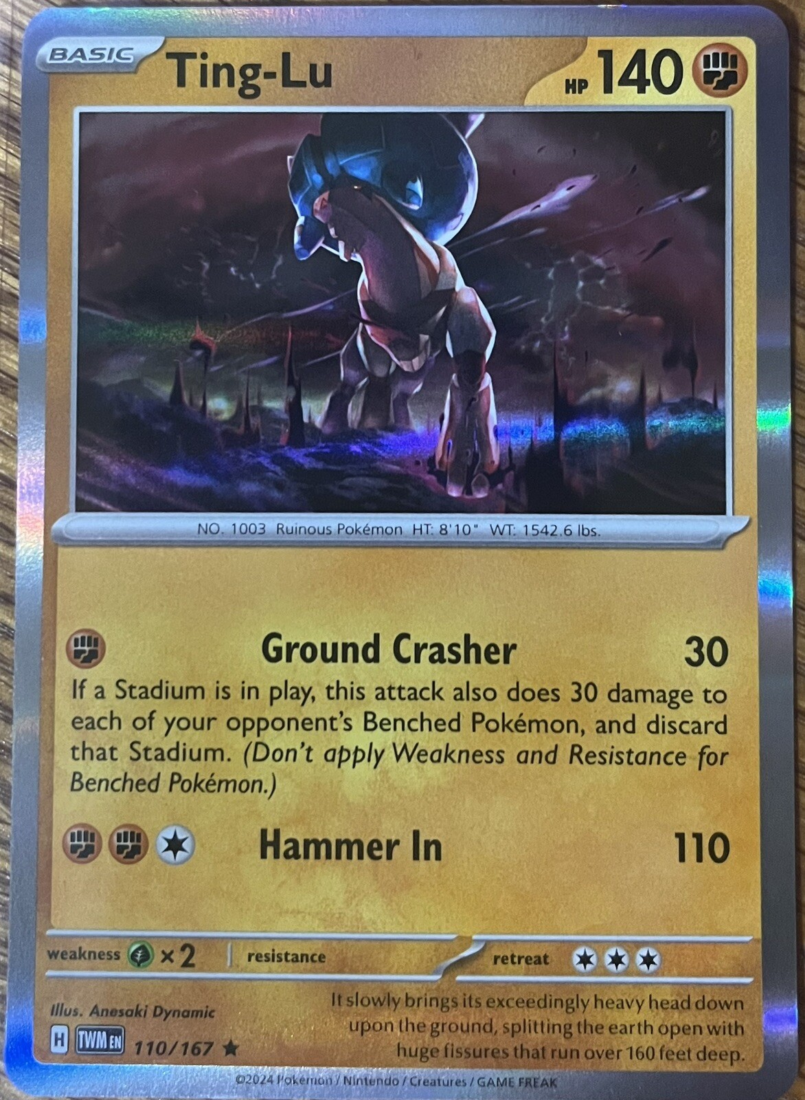 Ting-Lu 110/167 - Holo - Twilight Masquerade - Rare - Read Desc. | eBay ...