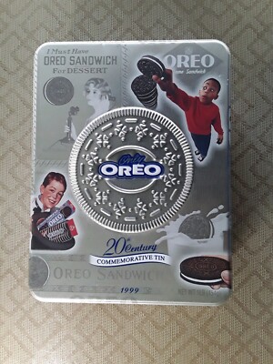Oreo Cookies 20th Century 1999 Limited Edition Commemorative Metal Tin ...