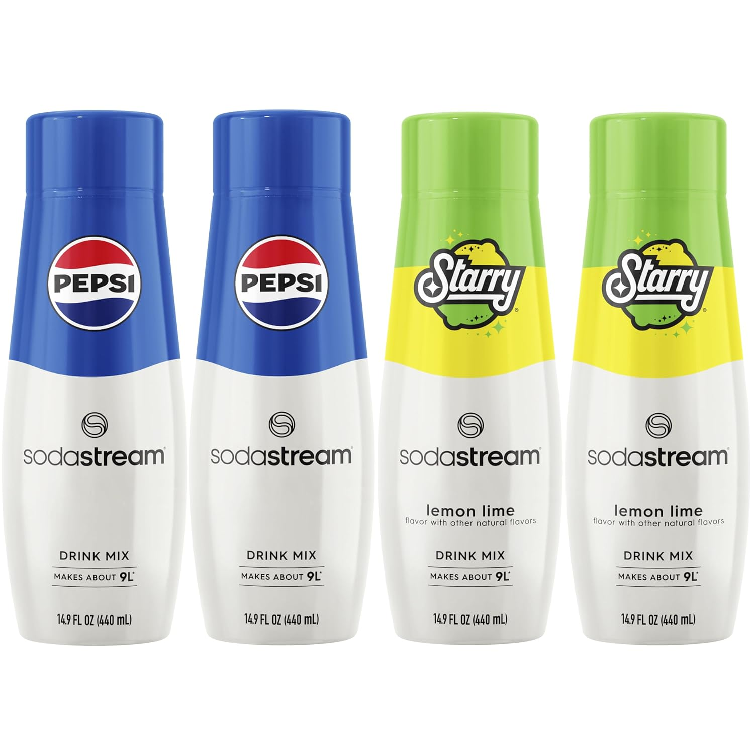 ® Pepsi® Starry® Beverage Mix Variety Pack (440Ml, Pack of 4) | eBay