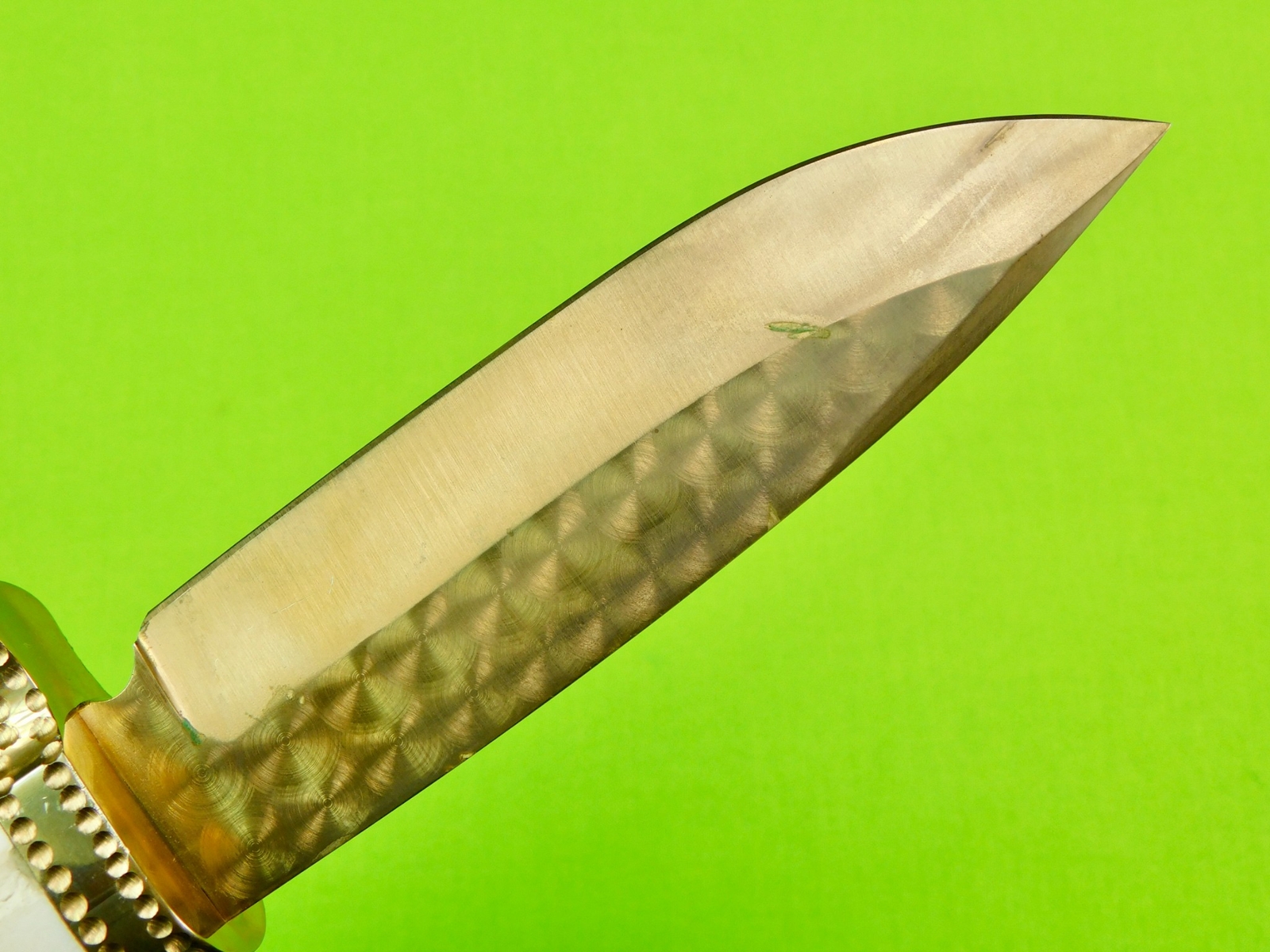 Custom Michael Prater Signature Series Buffalo Scrimshaw Bowie Hunting ...