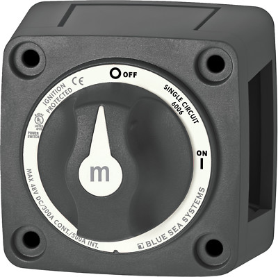 Blue Sea 6006 200 M 6006200 (Black) Battery Switch Single Circuit ON ...