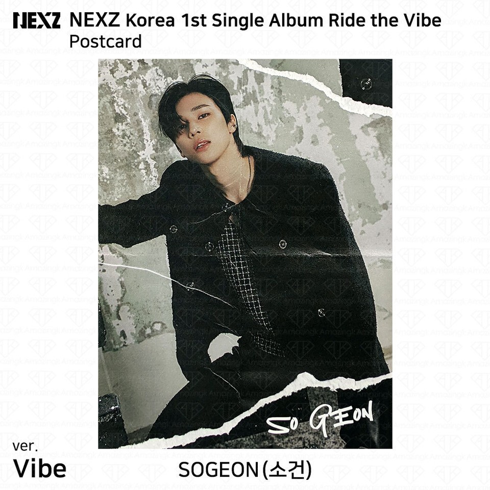NEXZ Korea 1st Single Album Ride the Vibe Official Photocard Postcard ...