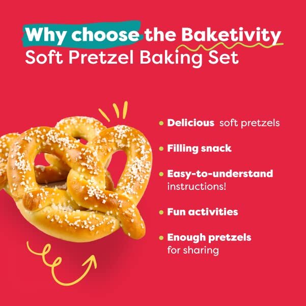 Pretzel Making Kit Real Cooking Set For Kids Ages 512+ With Recipe And ...