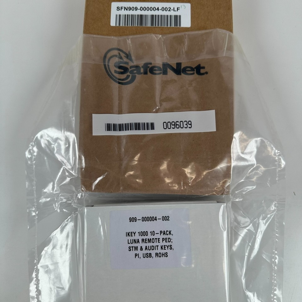 SafeNet iKey 1000 10-Pack Luna Remote PED STM & Audit Keys PI USB ROHS ...