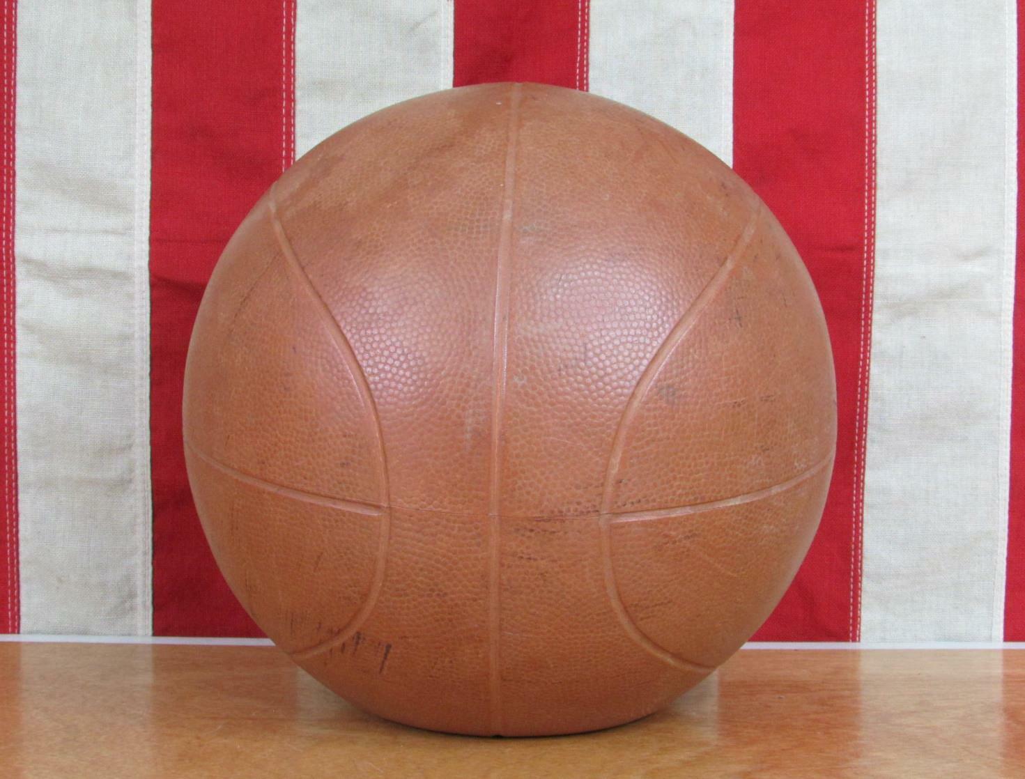 Vintage 1950s Draper Maynard Plylon Basketball Outdoor Ball w/Original ...