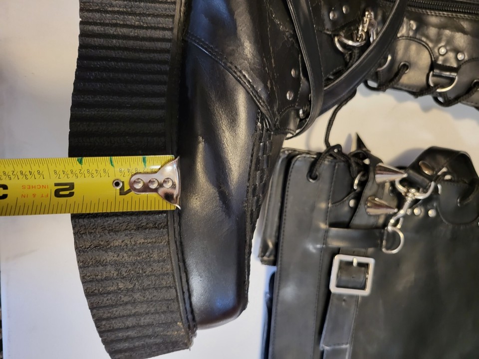 KISS Gene Simmons DEMON Halloween Costume Demonia Boots Guitar cosplay ...