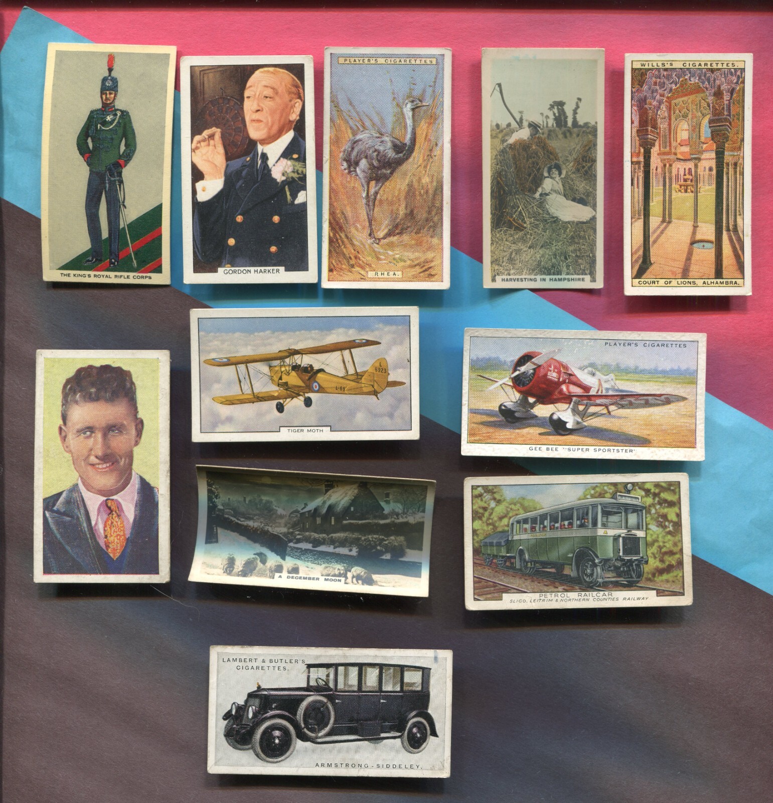 11 MIXED ENGLISH CIGARETTE COLLECTOR CARDS VINTAGE TOBACCO LOT | eBay