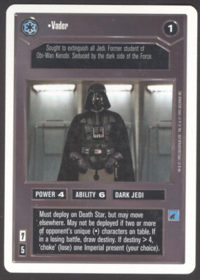 Vader (Premiere-Starter) | Decipher Star Wars CCG | NM/LP | eBay