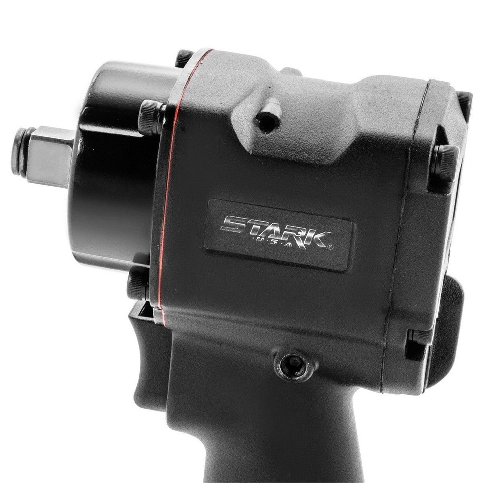 Stark USA 1/2" DR Drive Air Impact Wrench Composite Pneumatic 500 ft/lb ...