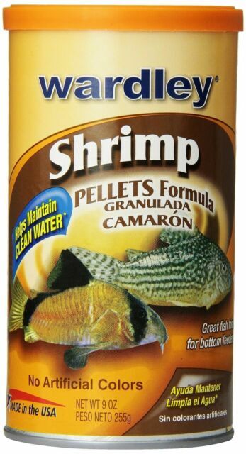 Hartz Wardley Shrimp Pellet Fish Food for Bottom and Algae Eaters - 9oz ...
