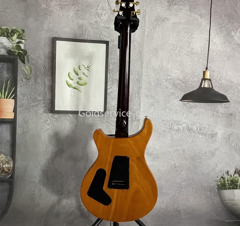 SE Custom 24 Electric Guitar Spalted Maple Top prs Style Gold Part ...