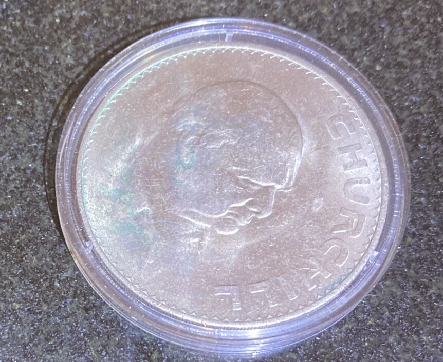 Rare 1965 Elizabeth II Sir Winston Churchill Coin Collectable. | eBay