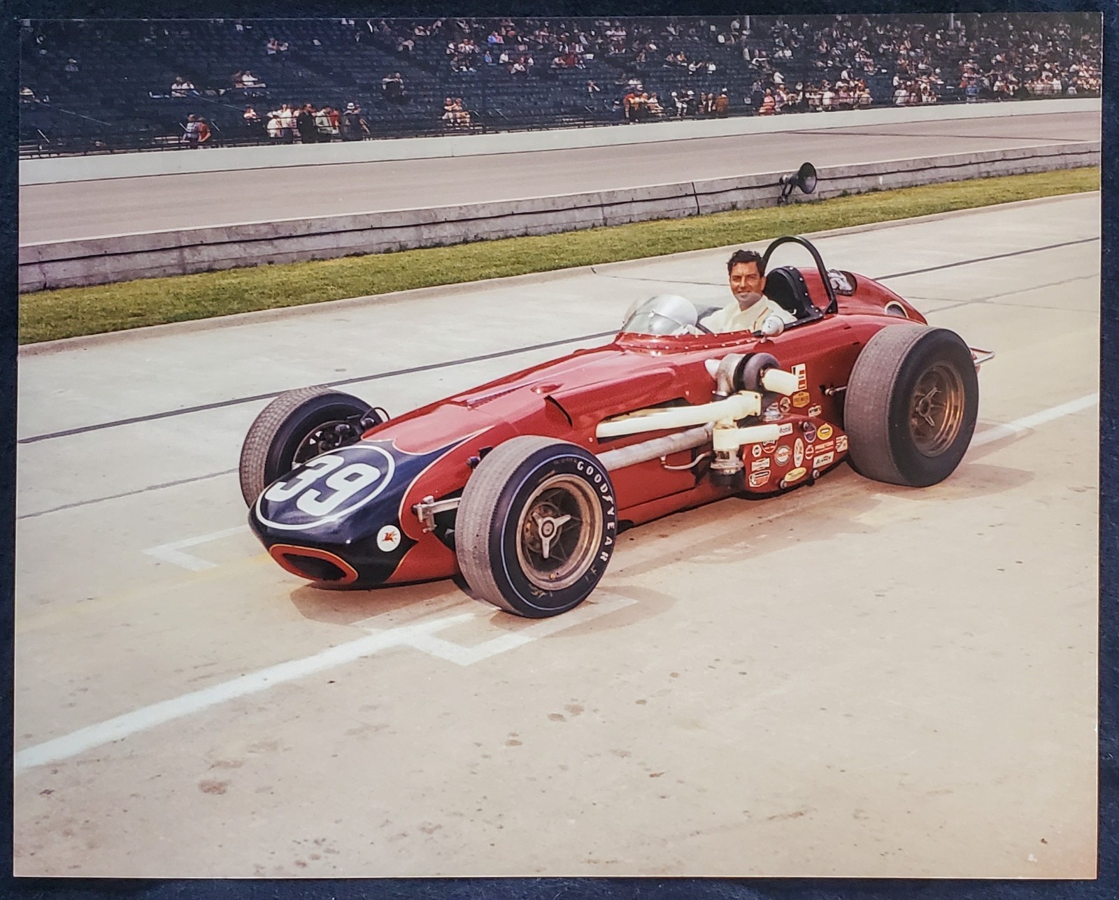 1966 Bobby Grim Indianapolis Indy 500 Official IMS IndyCar 8x10 ...